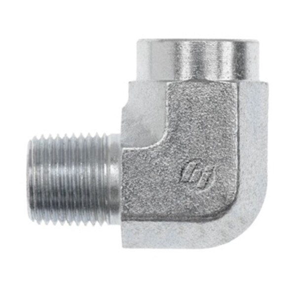NPTF Male x NPTF Fixed Female 90º Compact Elbow Hydraulic Fittings ...
